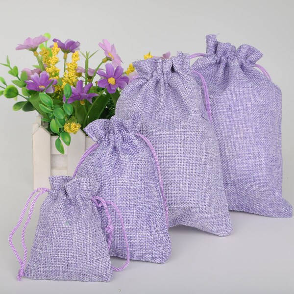 Purple Burlap - Etsy