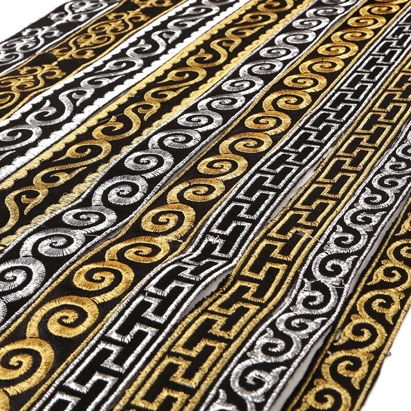 10 PATTERNS Greek Key Ribbon Trim Greece Ribbon Trim Gold - Etsy