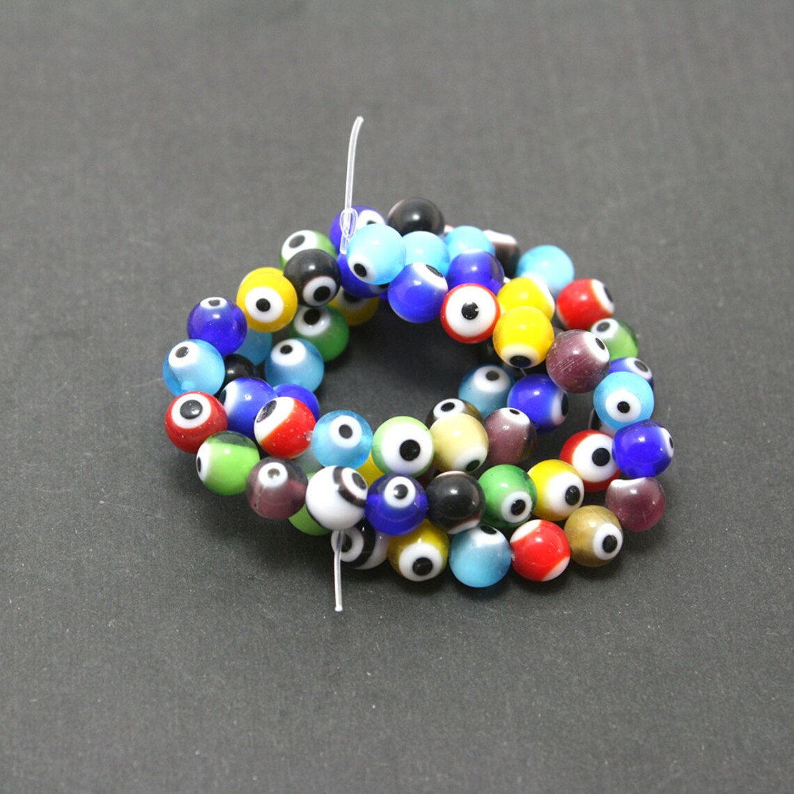 Assorted Evil Eye Design Lampwork Beads 6mm 8mm 10mm Mix | Etsy
