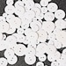 9 SIZES Clear Transparent Two Hole Buttons, Round Plastic Buttons ...