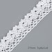 6 PATTERNS White Lace Ribbon Roll 5 Yards | Ornamental Lace Roll ...