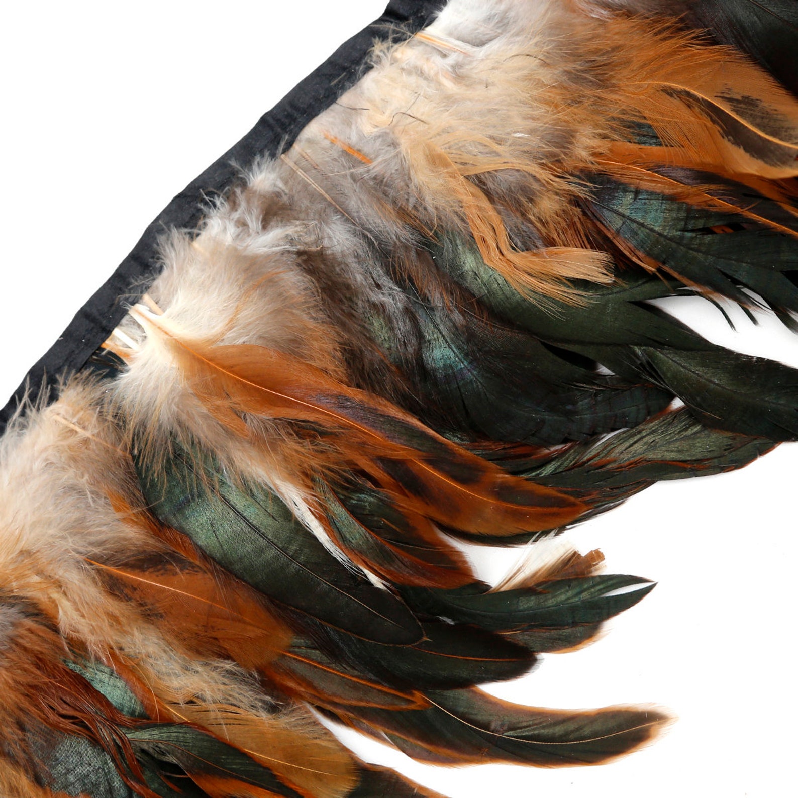 12 Colors Goose Two Tone Feather Fringe Trim 15-20cm 1 Meter | Etsy