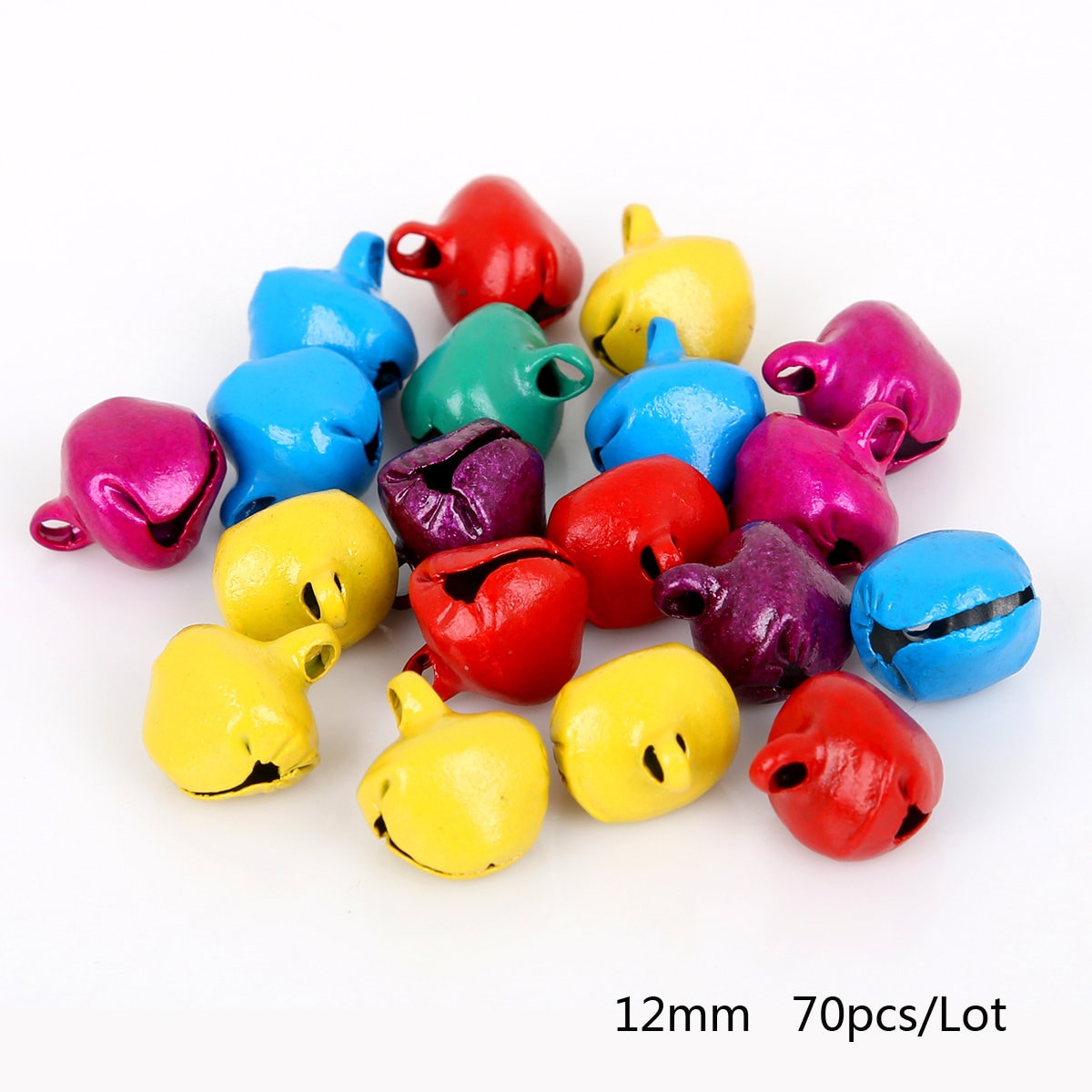 Mix Color Bells - Rainbow Jingle Bells Charm Bead - Christmas Bells ...