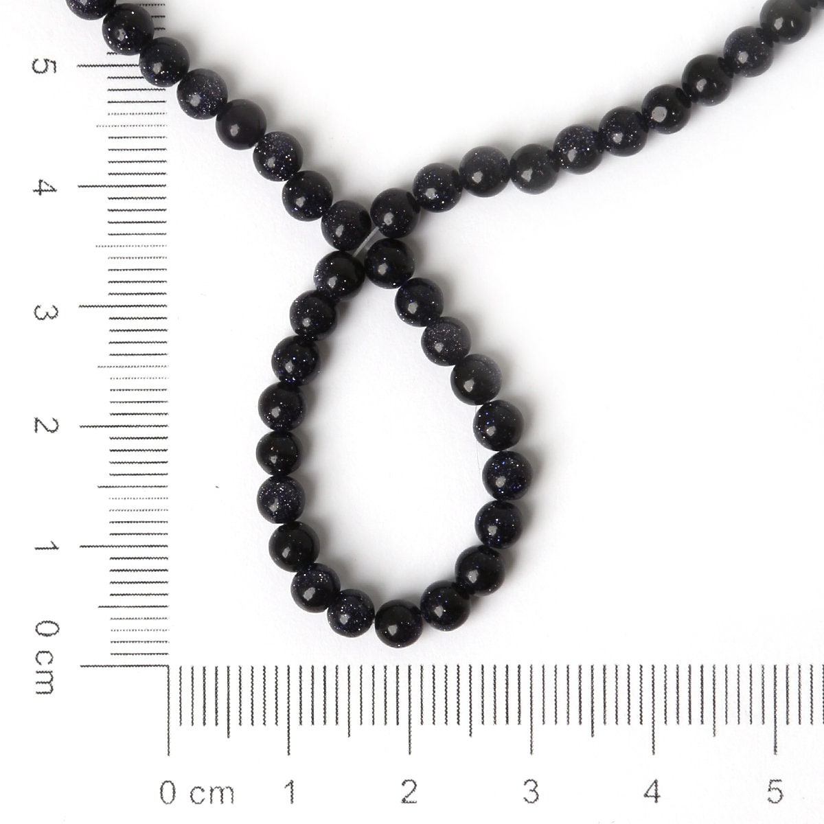 Blue Sandstone Beads 4mm 6mm 8mm 10mm, Full 15.5" Strand, Natural Round ...