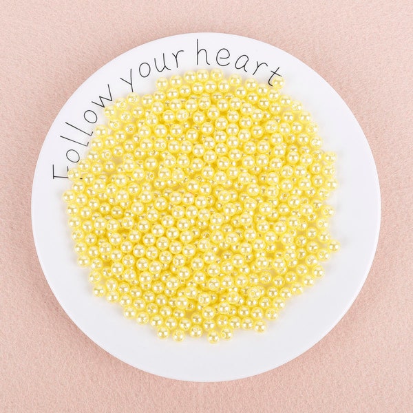 Yellow Pearls - Etsy