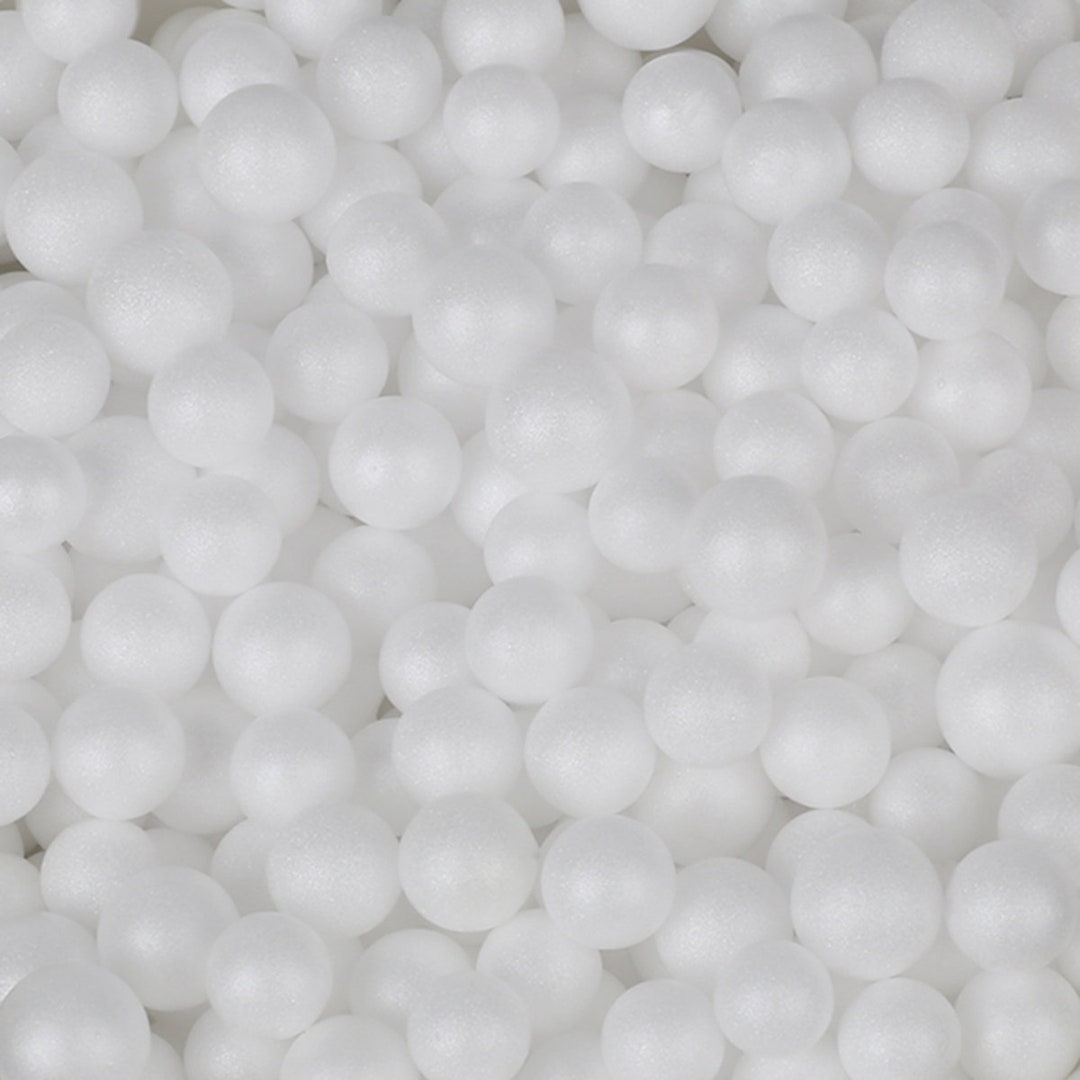 White Foam Beads for Slime, White Slime Supply, Slime Supplies, Micro ...
