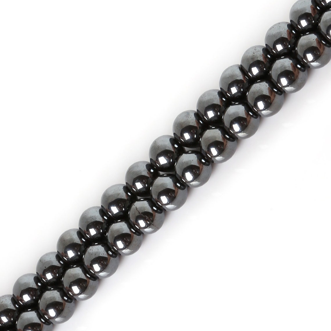 Black Stone Hematite Round Loose Beads Natural Gemstone 4mm - Etsy