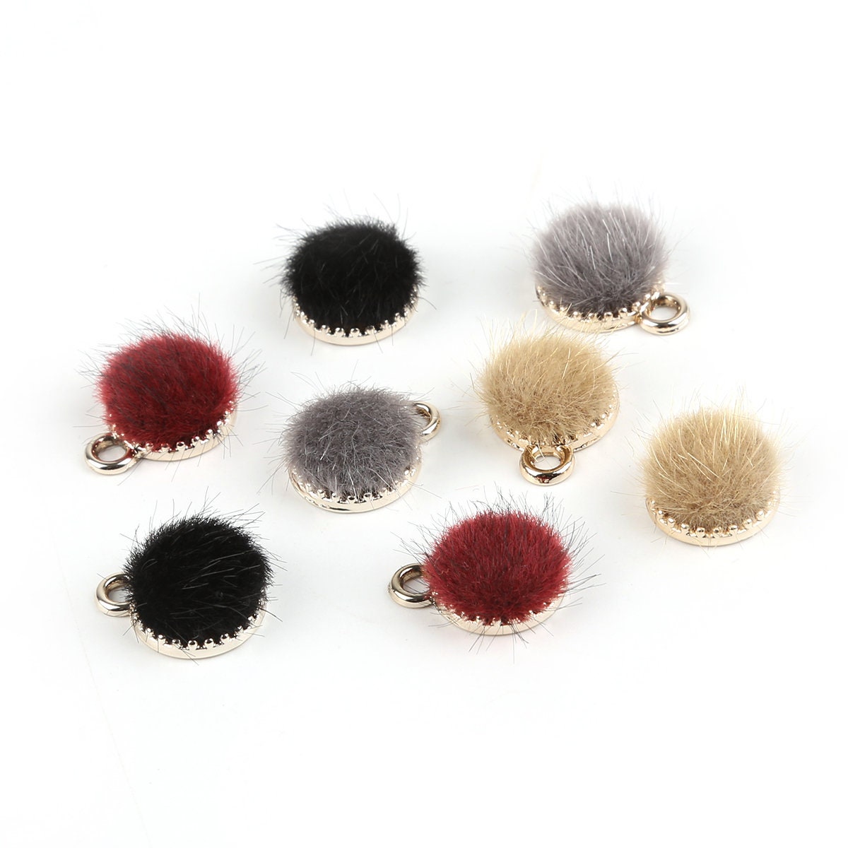 6pcs Leopard Fur Charms, Leopard Charms, Leopard Pendants Earring ...