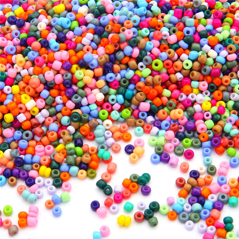60 Color Choices 3mm Opaque Seed Beads 8/0 1000 Pieces 1mm - Etsy