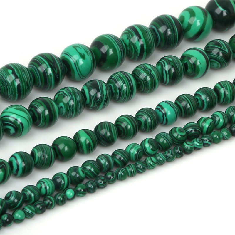 Malachite Beads - Etsy