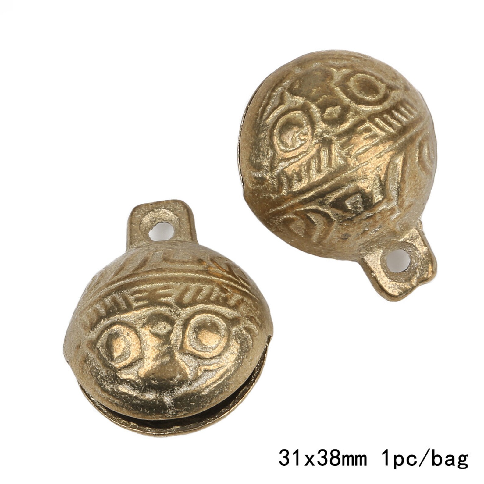 7 Sizes Brass Tiger Bell Jingle Bell Pet Bell Antique - Etsy