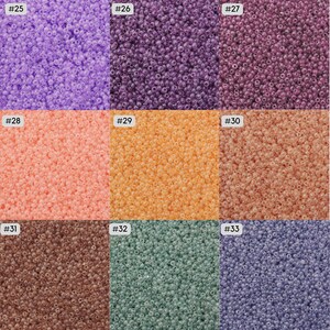 33 COLOR CHOICES 2mm Cream Color Seed Beads 12/0 - 2700 Pieces - 0.6mm ...