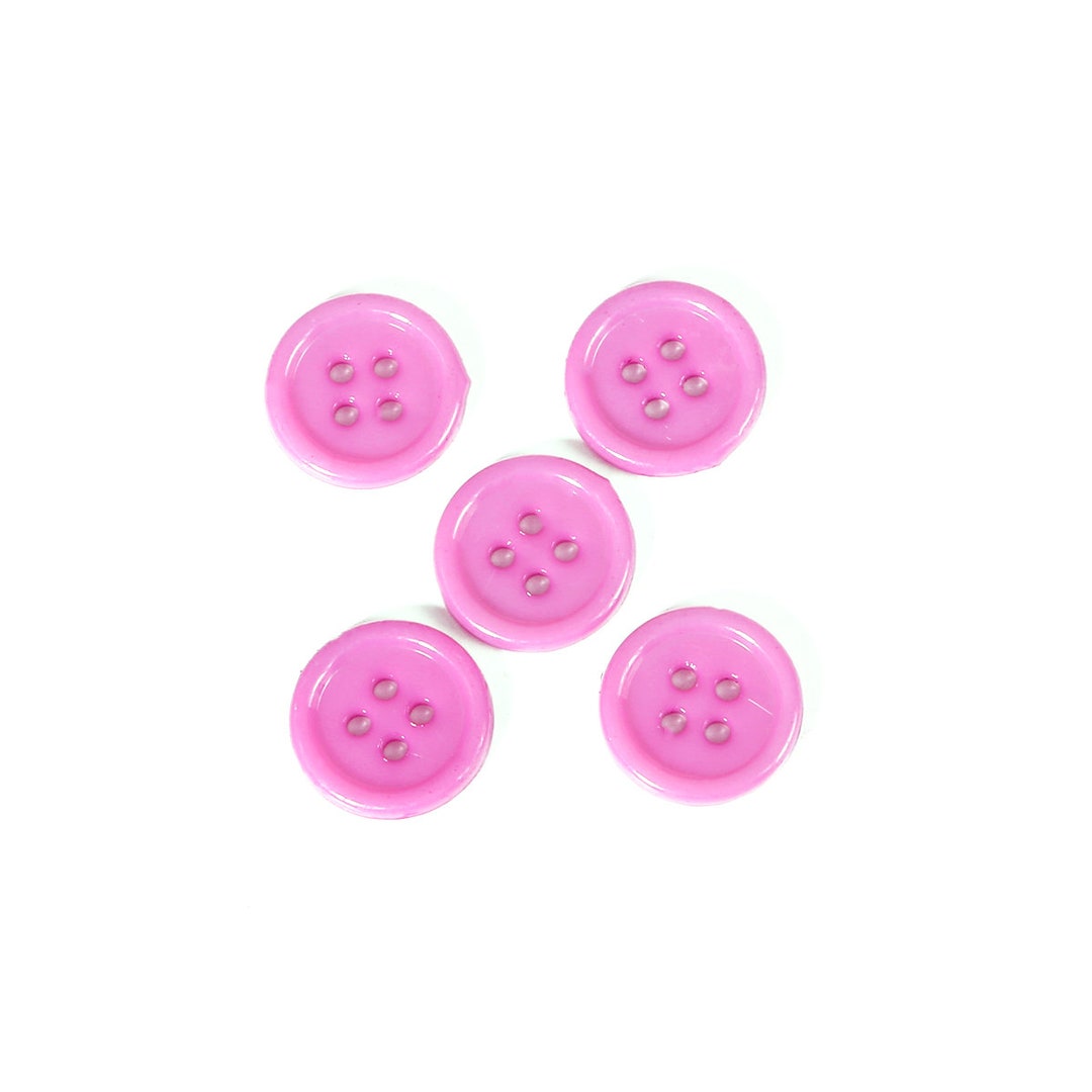 4 SIZES Purple Plastic Round Buttons 8mm 11mm 15mm 20mm - Round Resin ...