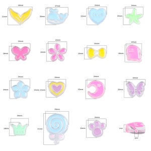 Different Shapes Kids Beads - Colorful Transparent Acrylic Children ...