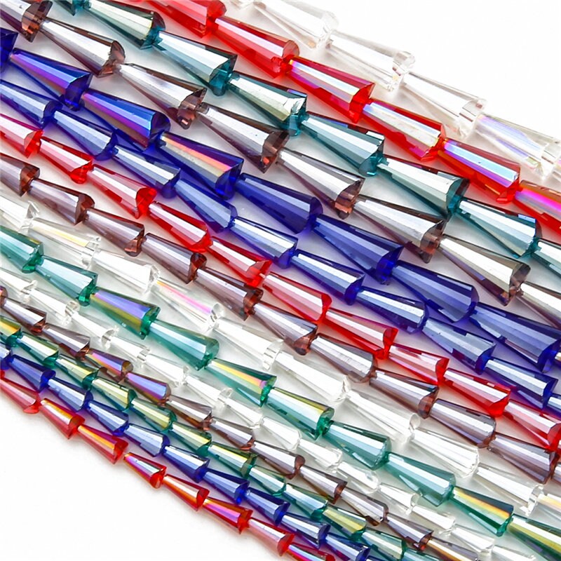 Glass Cone Beads - Etsy