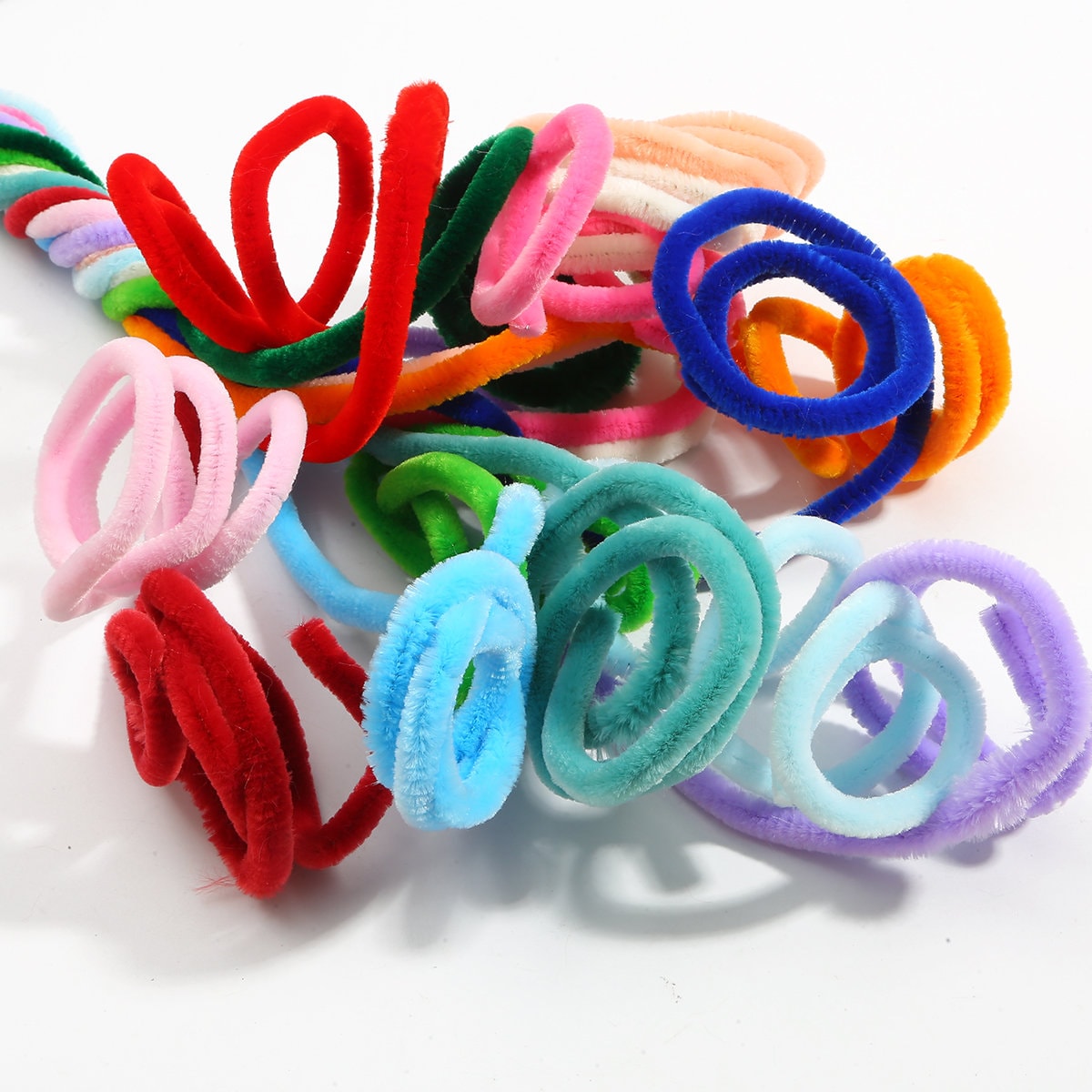 15 Colors of Chenille 10mm - 3 Feet Long - Colorful Chenille Stems ...