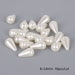 3 SIZES White Teardrop Pearl Beads, Ivory Teardrop Beads, Faux Pearl ...