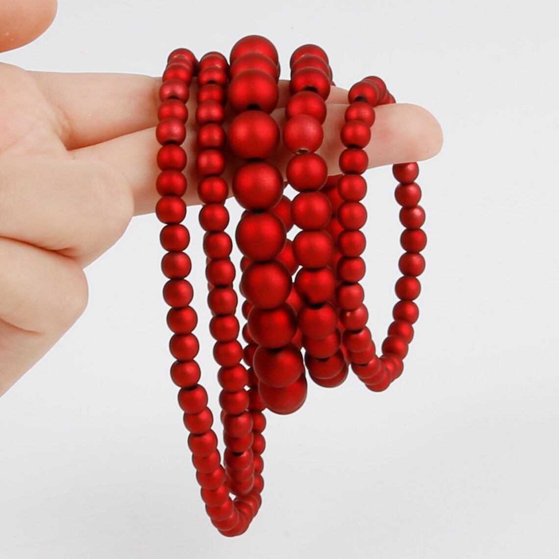 Matte Red Acrylic Beads Round 6mm 8mm 10mm 12mm 14mm 16mm | Etsy