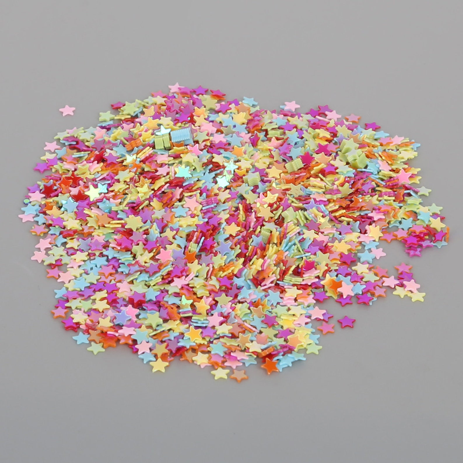 13000 Iridescent Mix Color Tiny Star Sequins - Small Star Paillettes ...
