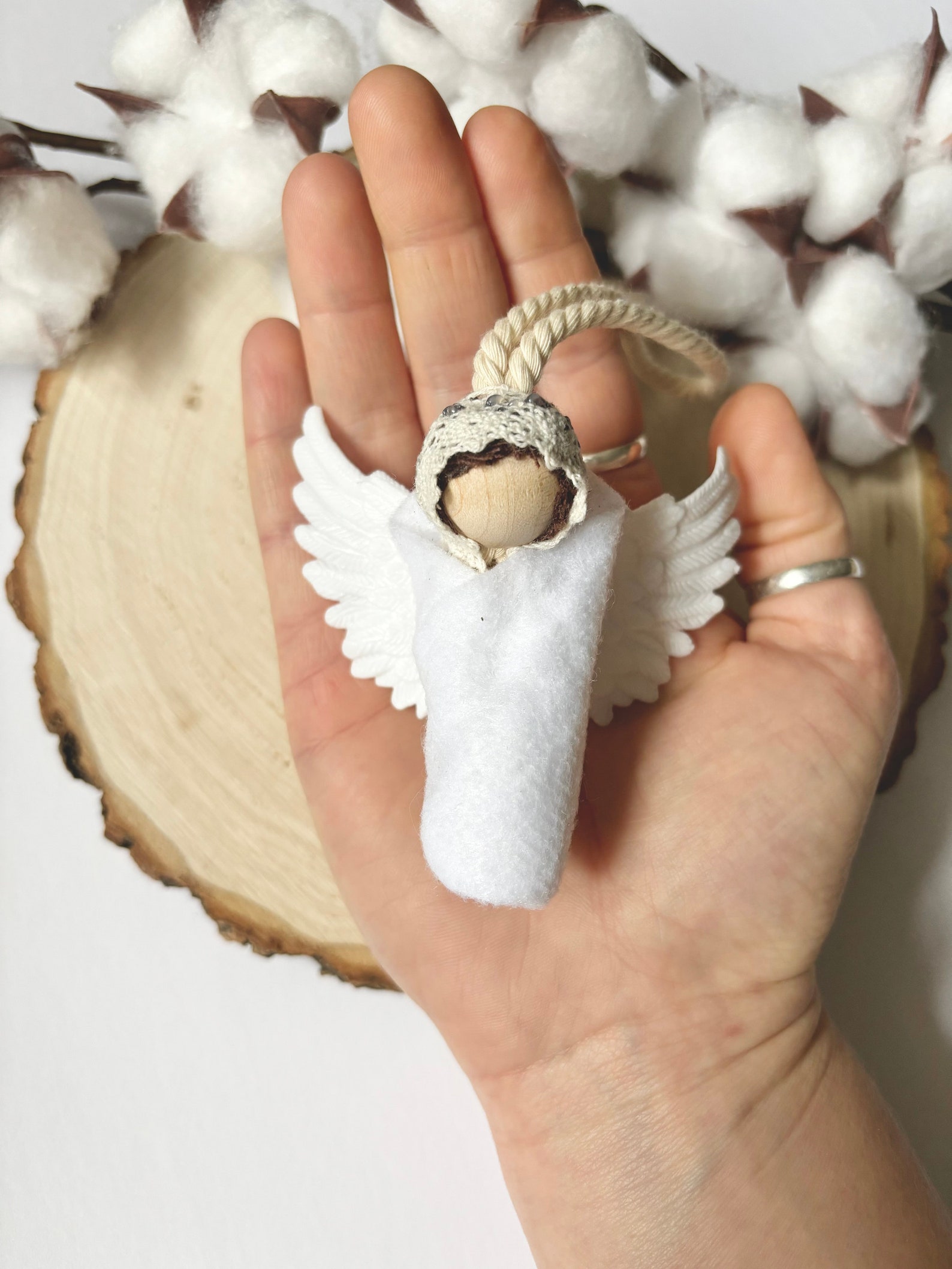 Baby Angel Ornament | Christmas | Christmas Tree | Ornaments | Handmade ...