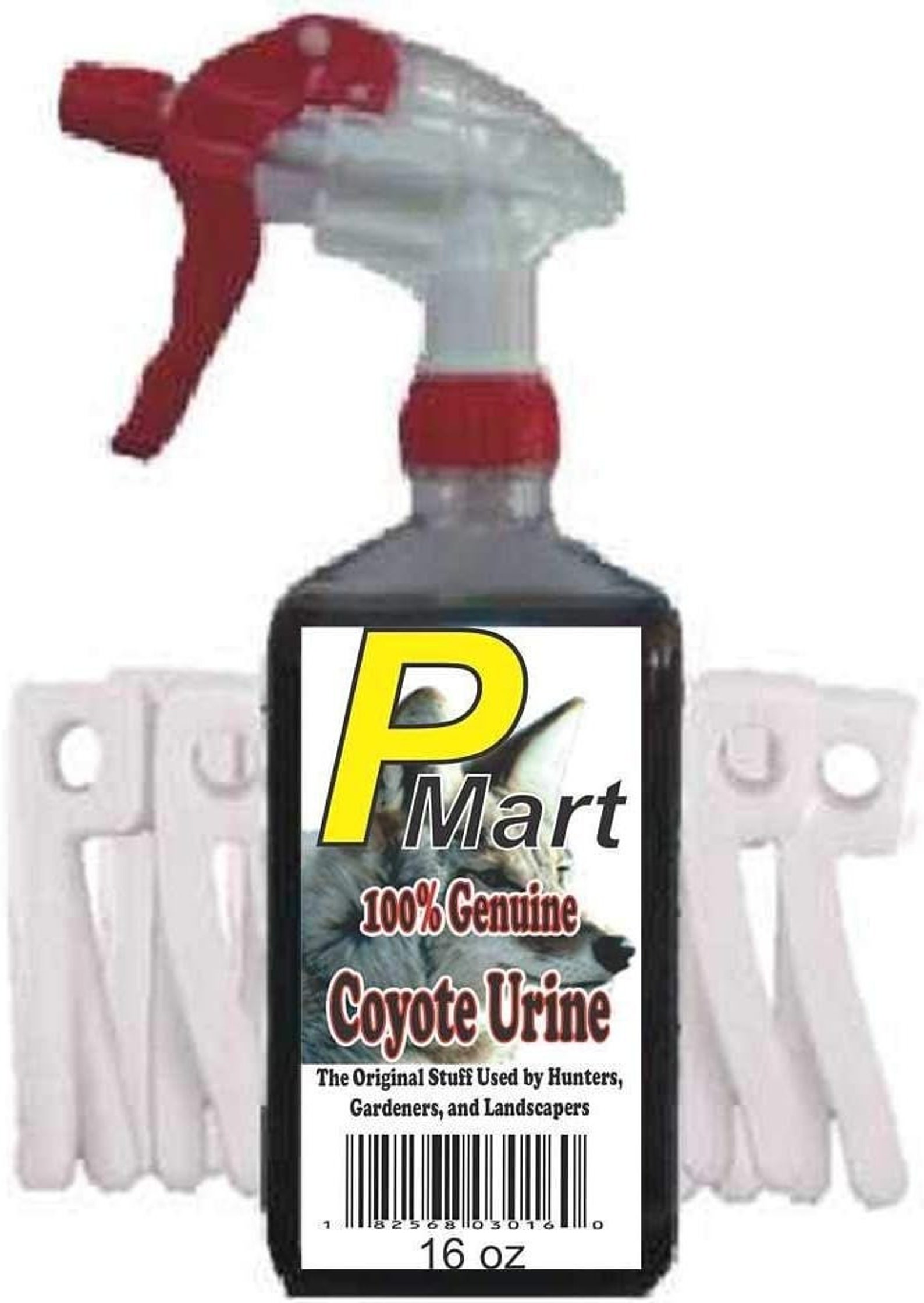 The Pee Mart - Coyote Urine Scent Tag Combo 16 Oz E-Z Trigger Spray - Etsy