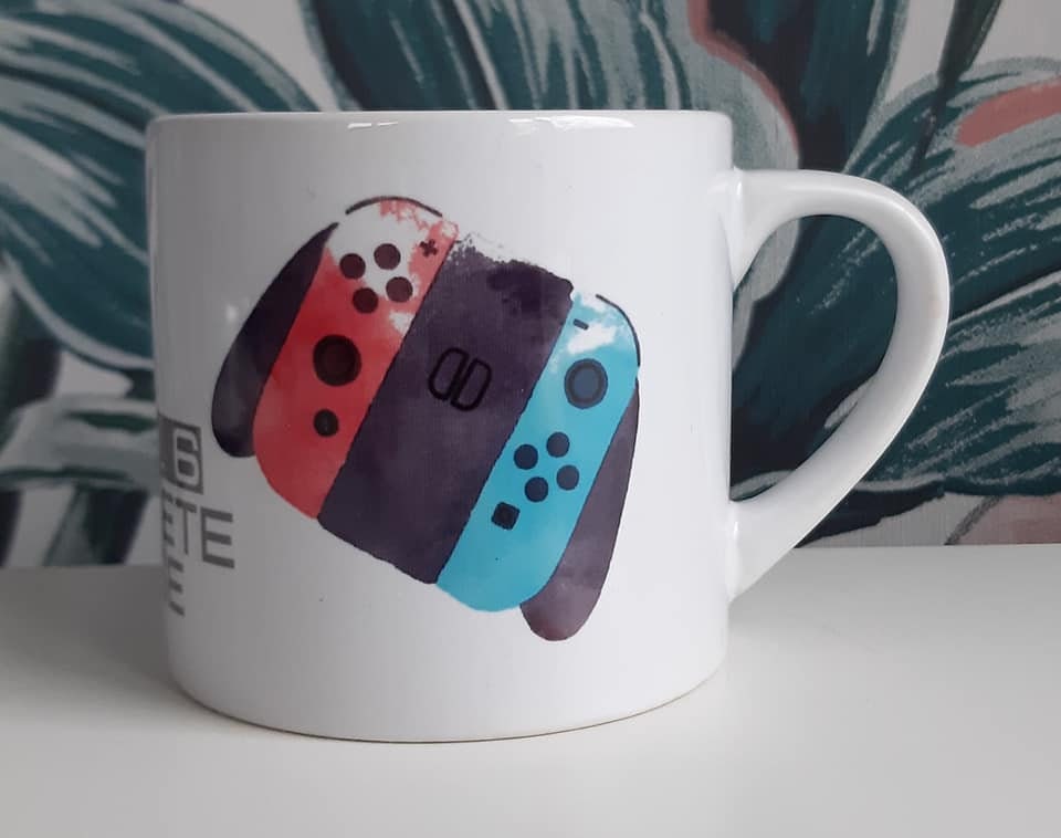 Personalised Nintendo Switch Gaming Mug Custom Name and Age Birthday ...
