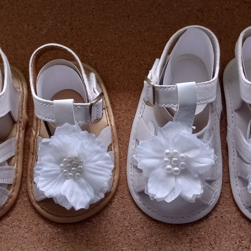 Gold Flower Girl Shoes - Etsy