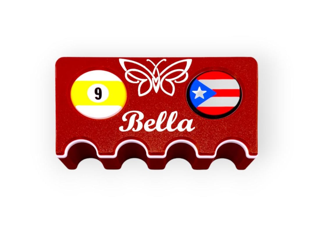 Custom 4 Cue Pool Cue Holder - Great Billiards Gift - Etsy