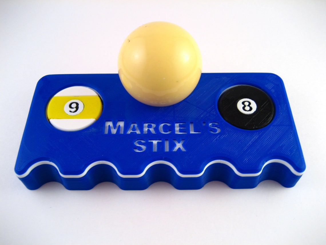 Custom 5 Cue Pool Cue Holder Pool Player Gift Billiards - Etsy