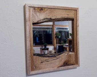 Live edge mirror | Etsy