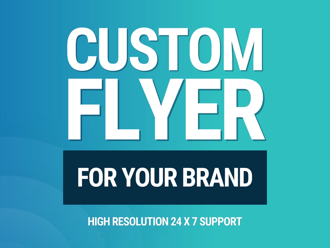 I Will Create a Custom Flyer for Your Business - Etsy