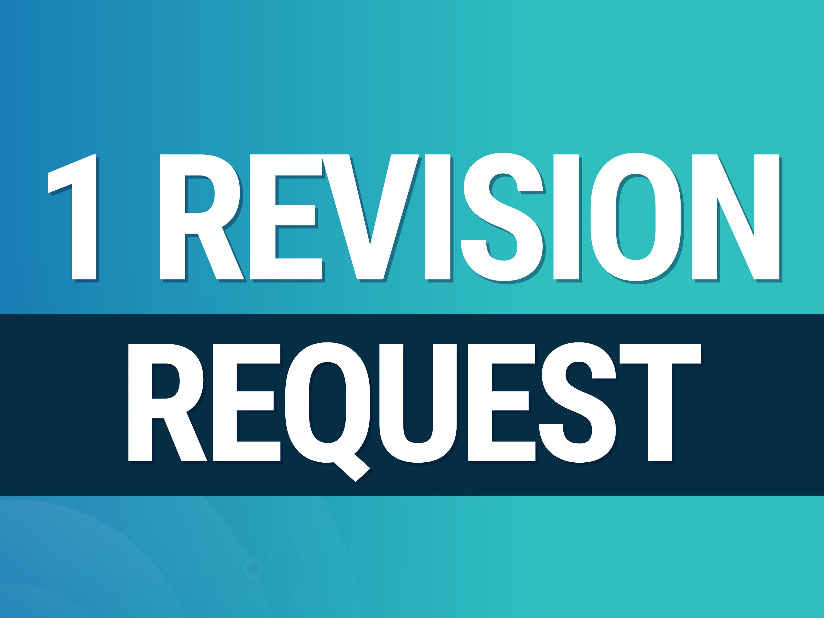 1 Revision Request - Etsy