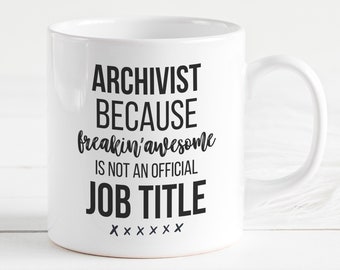 Funny Archivist Mug - Etsy