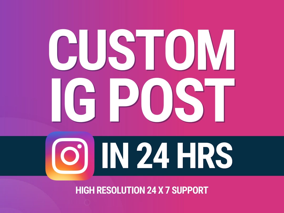 I Will Create Custom Instagram Post for Your Business, Instagram ...