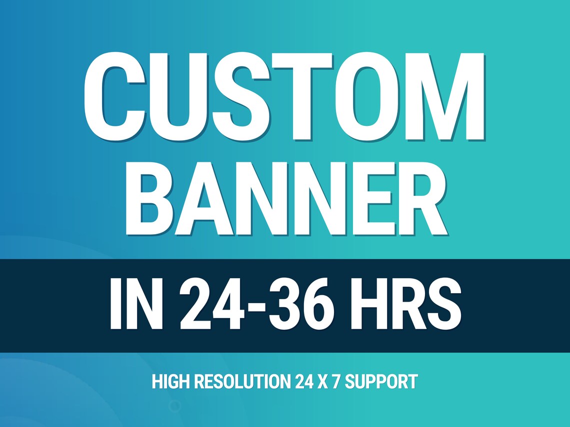 I Will a Create Custom Banner for Your Business - Etsy