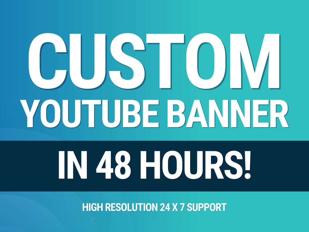 I Will Create A Custom Youtube Banner, Youtube Channel Art, Youtube ...