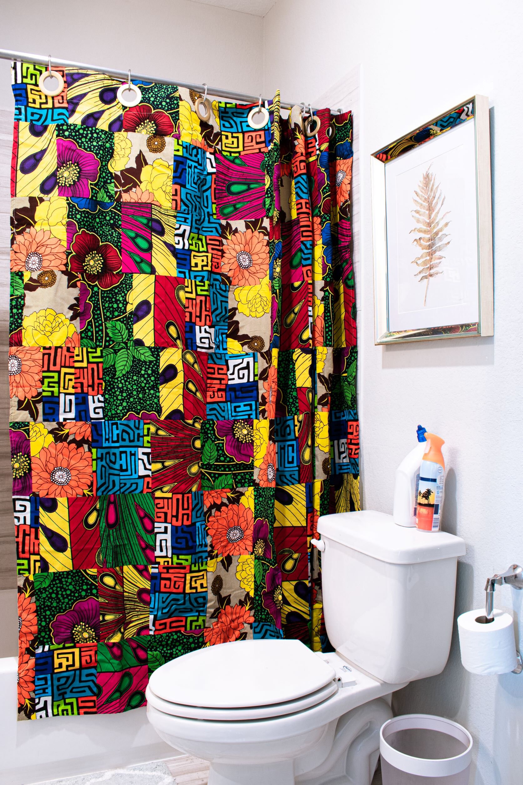 Shower Curtain Multi-colored Ankara - Etsy