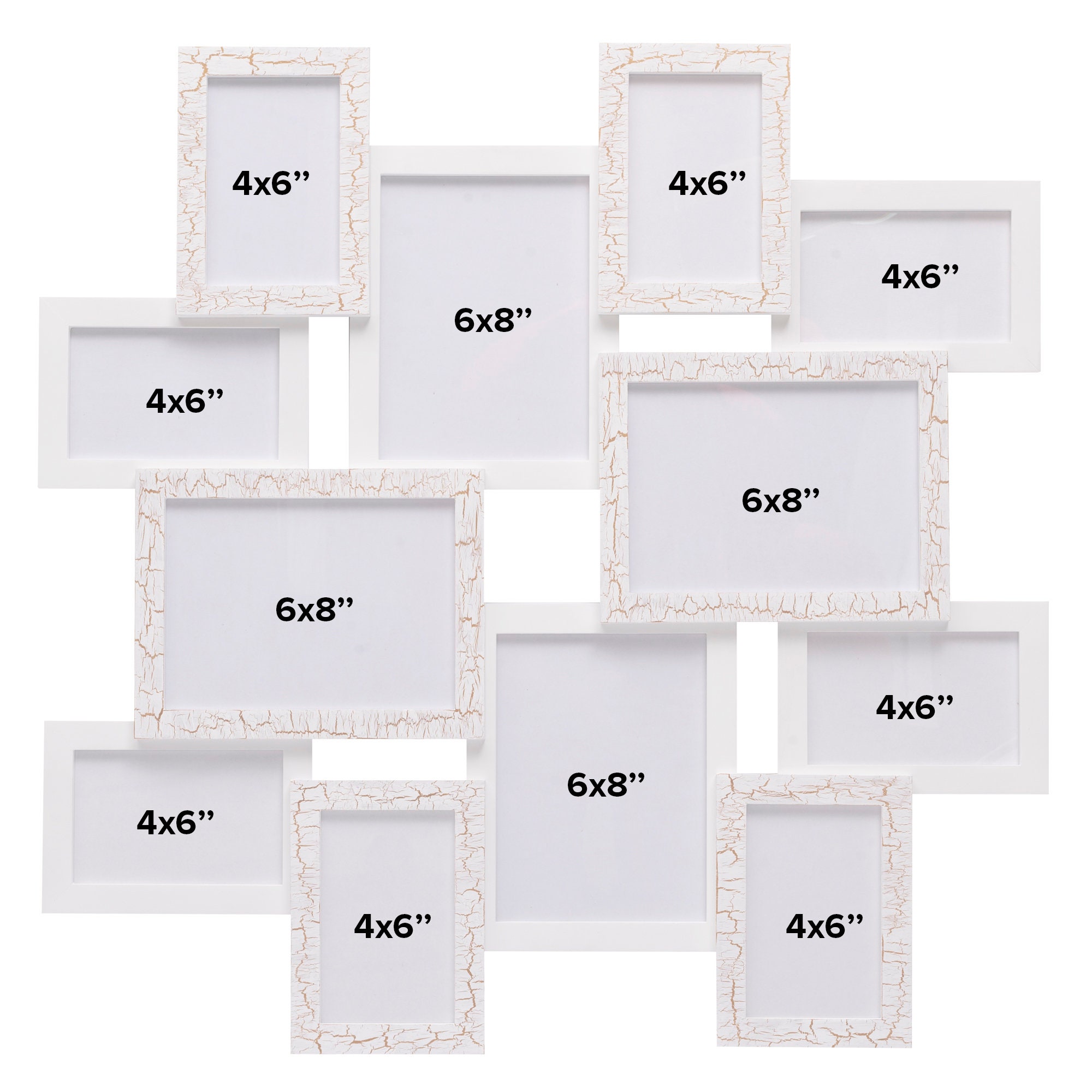 12 Openings PHOTO COLLAGE FRAME — Picture Frame Collage — Multiple ...