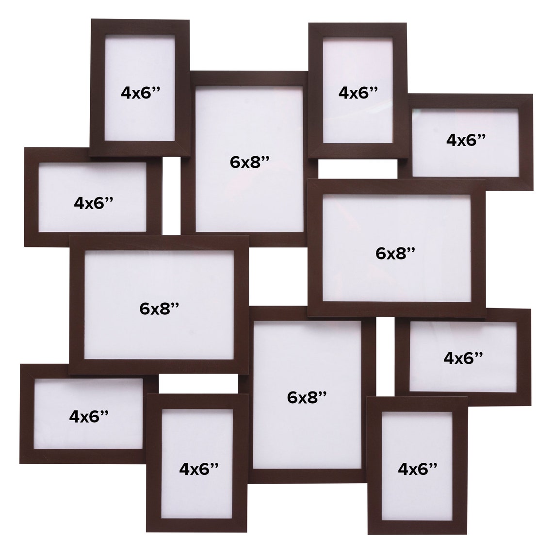12 Openings PHOTO COLLAGE FRAME — Picture Frame Collage — Multiple ...