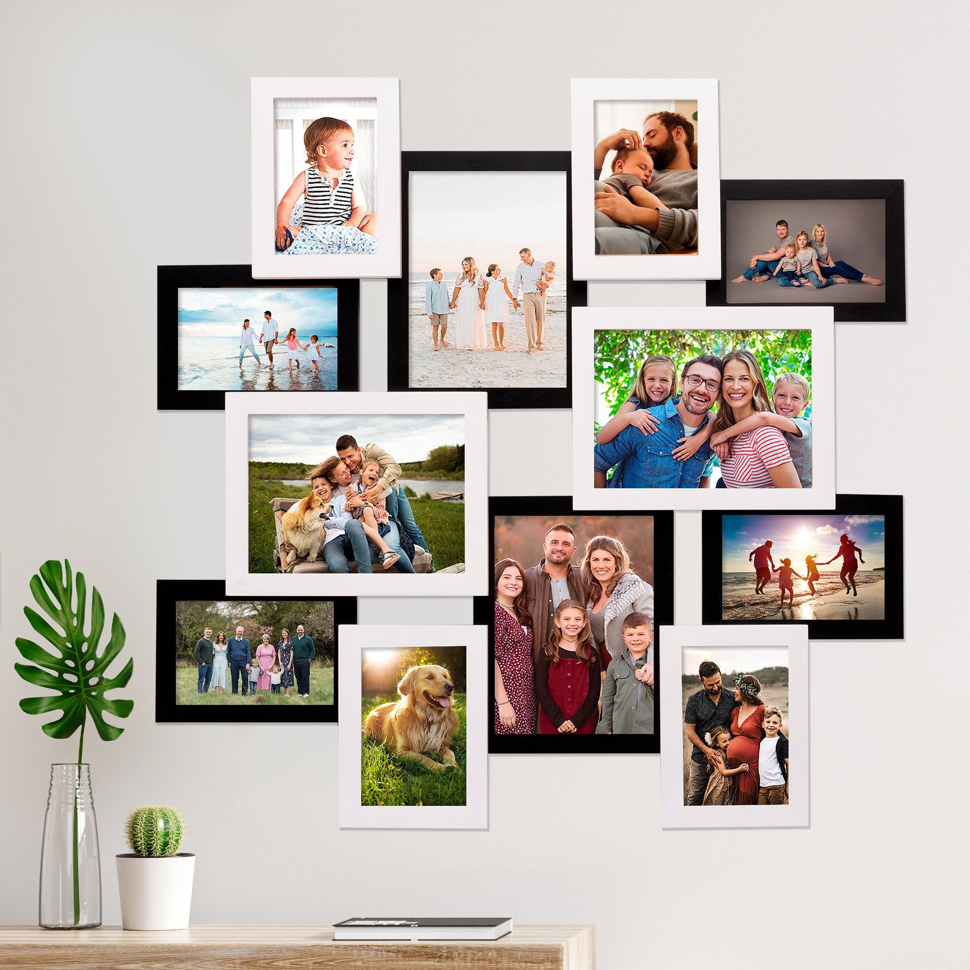 12 Openings PHOTO COLLAGE FRAME Multiple Photo Frame Multi - Etsy
