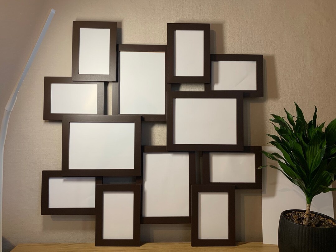 12 Openings PHOTO COLLAGE FRAME Picture Frame Collage - Etsy