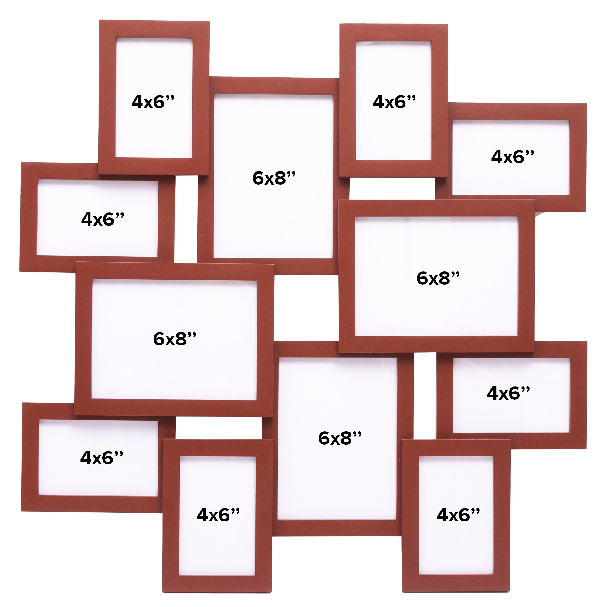 12 Openings PHOTO COLLAGE FRAME — Picture Frame Collage — Multiple ...