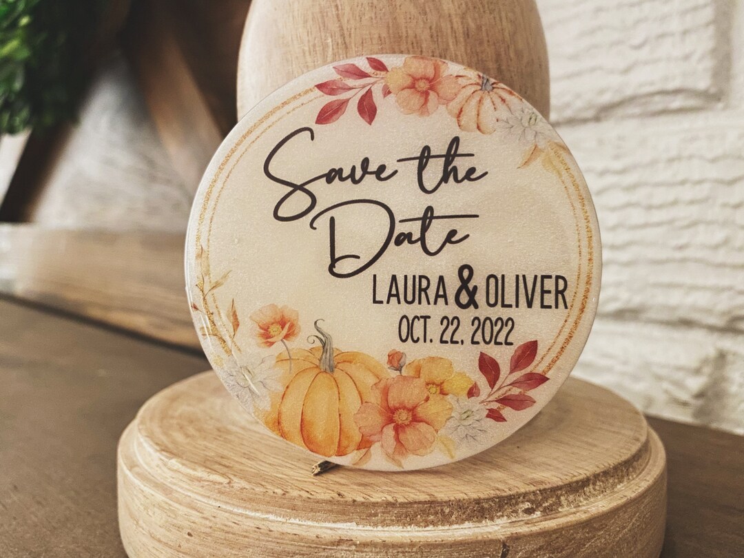 Save The Date Magnet, Fall Save the Date, Wedding Favor, Wedding ...