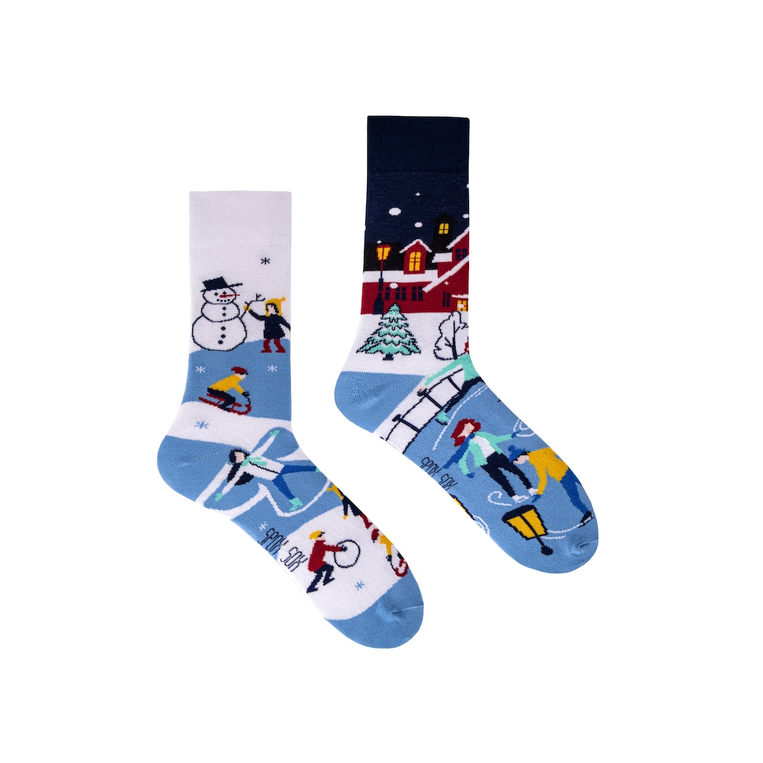 WINTER FUN | Mismatched Colorful Socks | Colourful Socks | Funny Socks ...