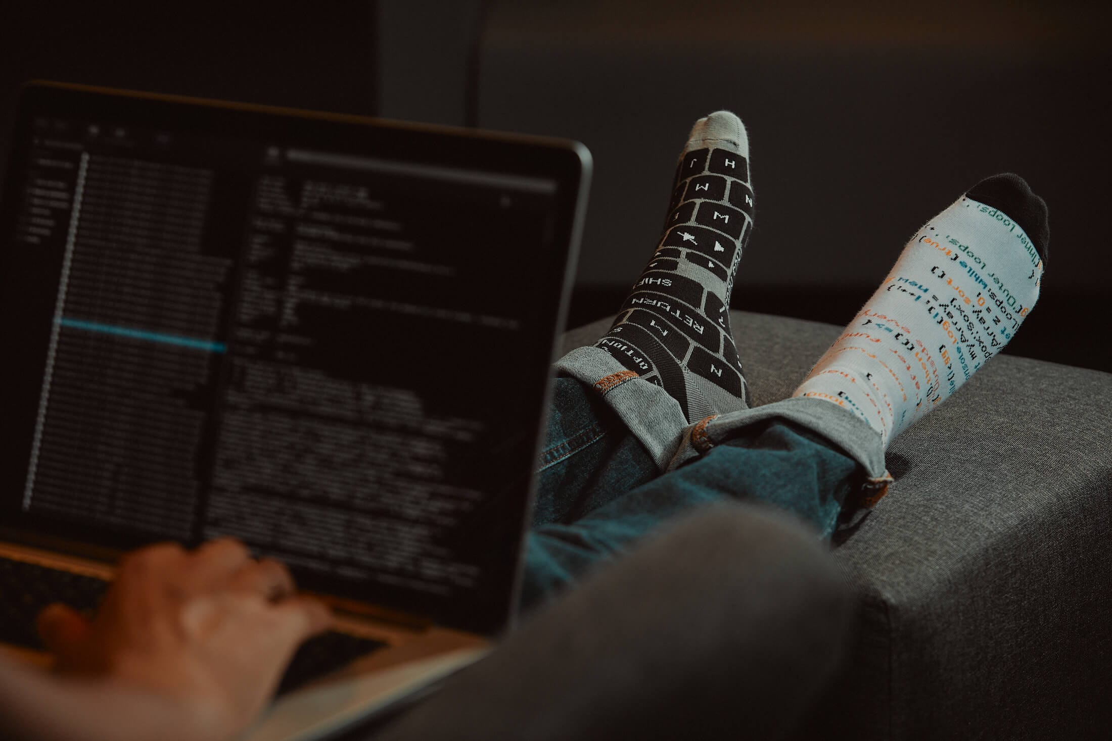 COMPUTERS / IT Mismatched Colorful Socks Colourful Socks - Etsy