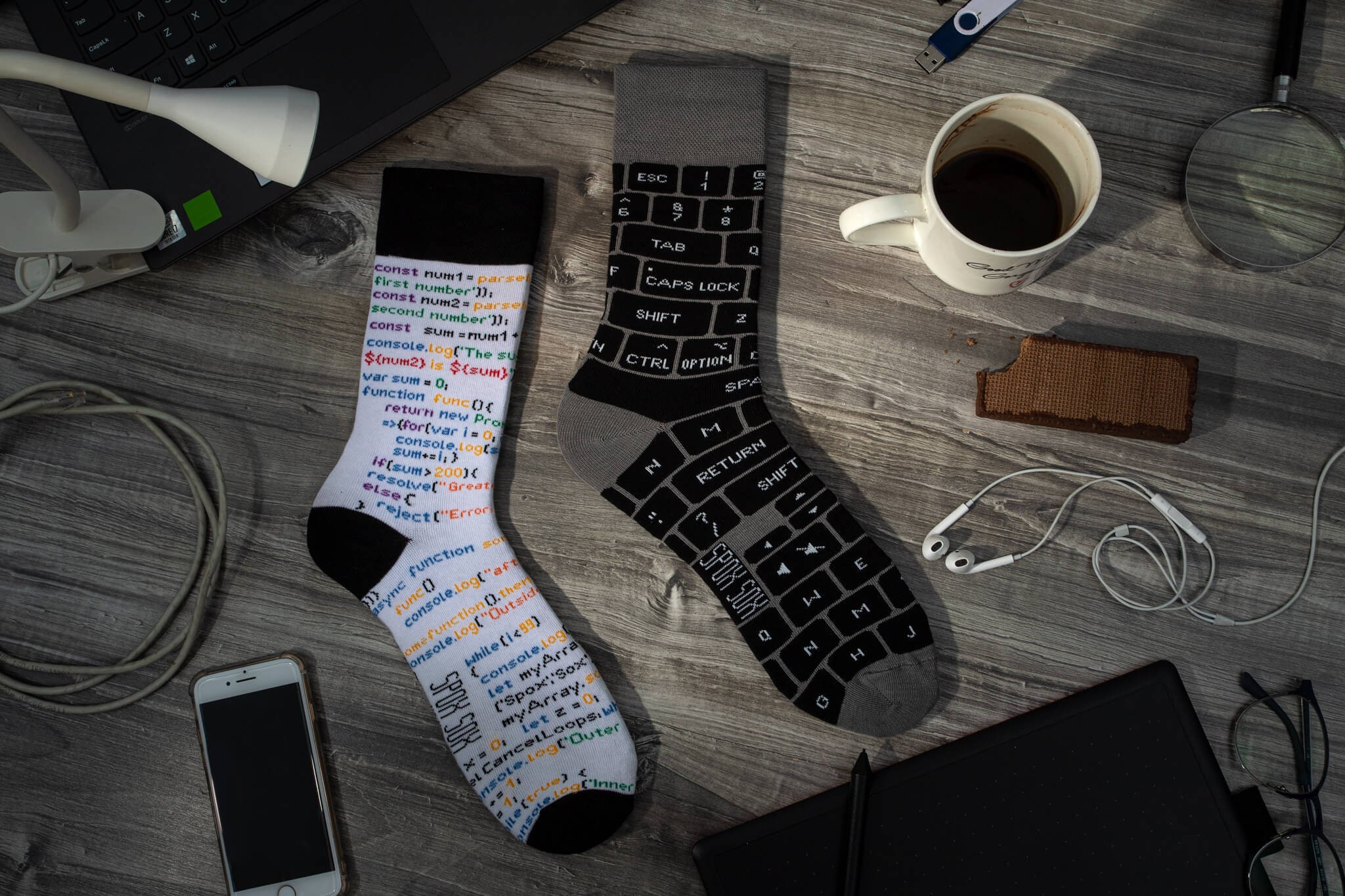 COMPUTERS / IT Mismatched Colorful Socks Colourful Socks - Etsy