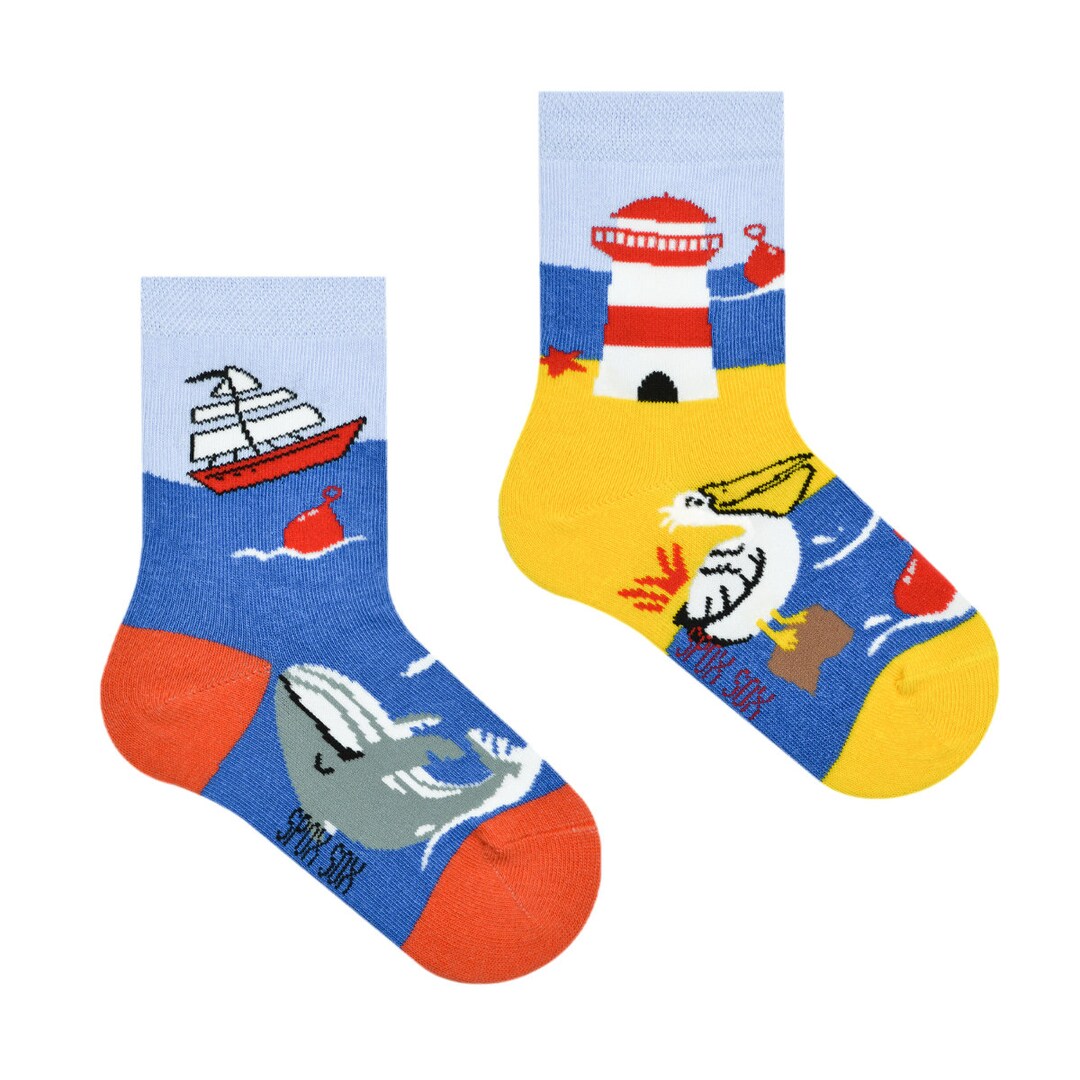 Mismatched Kids Socks | Ocean Theme, Colorful Cotton Blend - Etsy UK