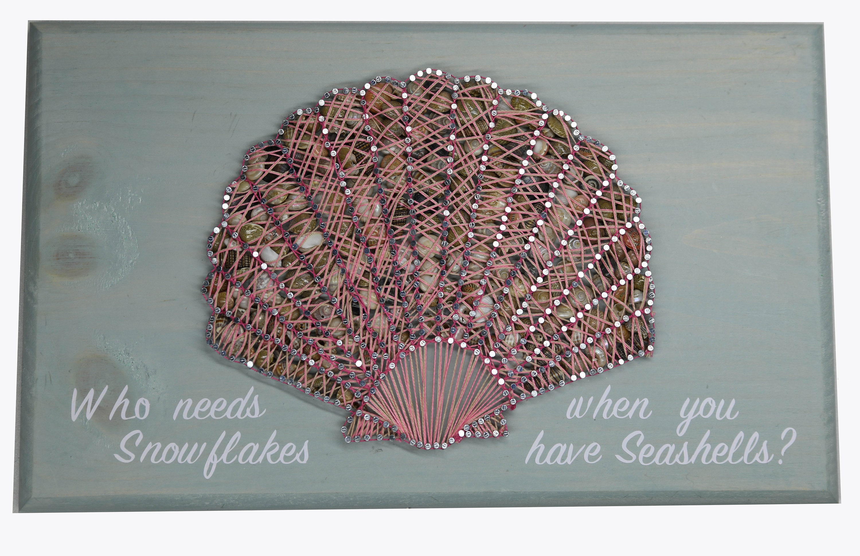 Seashells at the Beach summer Sea Shore Ocean String Art - Etsy