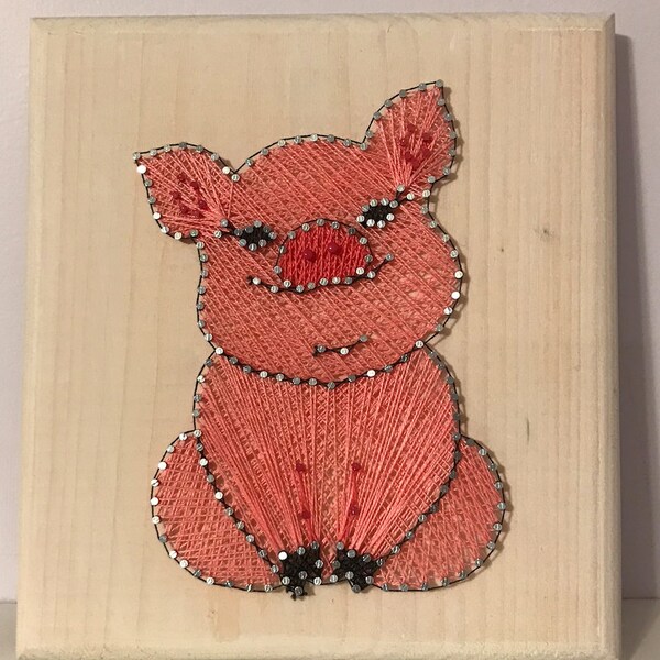 Pig String Art - Etsy
