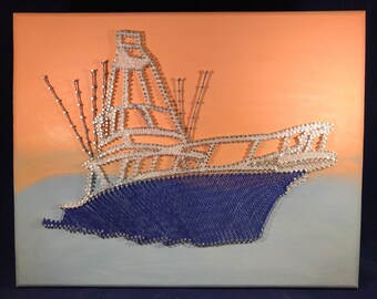 String Art Ship - Etsy